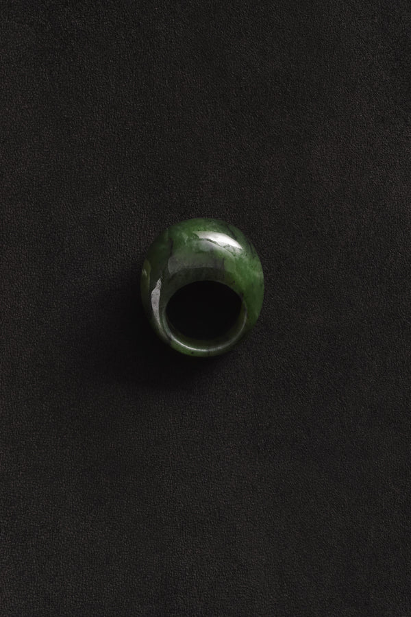 Medium Jade Donut Ring | Sophie Buhai