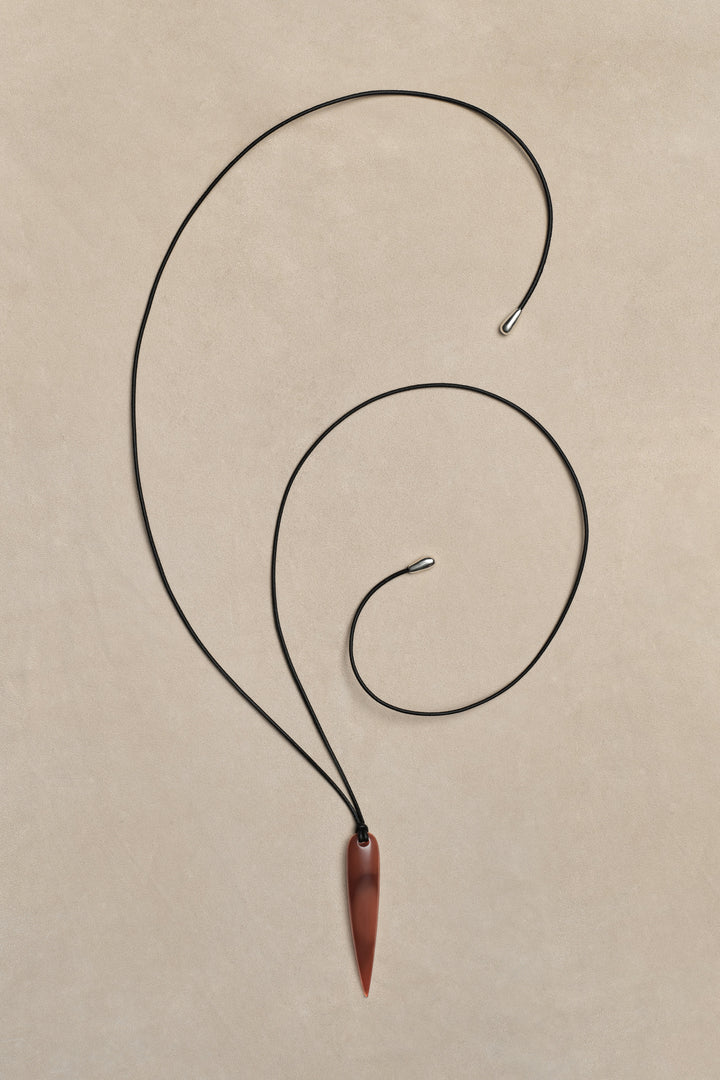 Small Spear Pendant In Onyx | Sophie Buhai