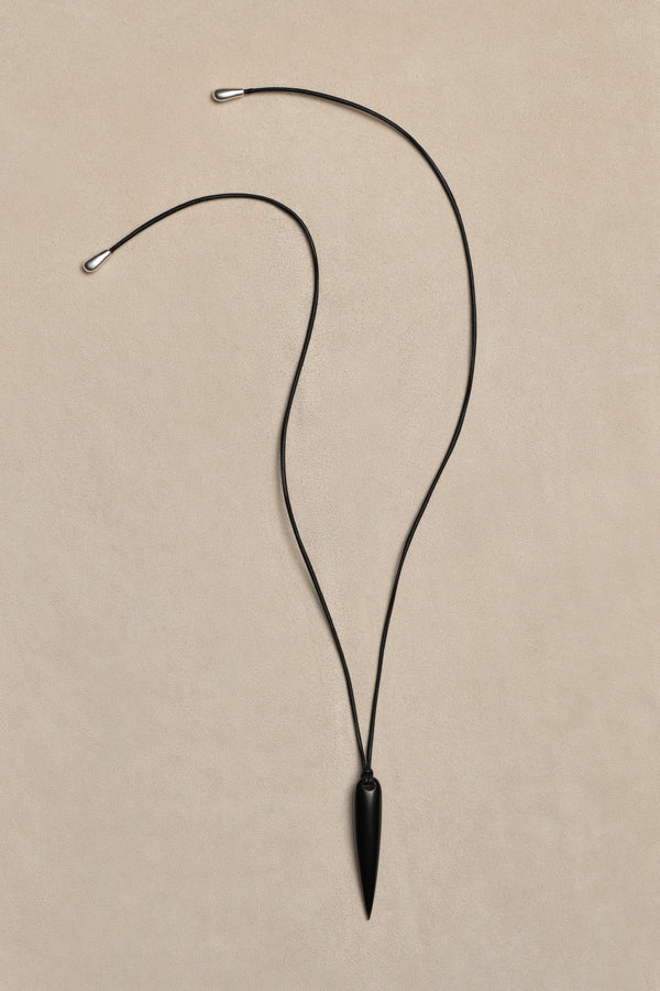 Small Spear Pendant In Onyx | Sophie Buhai