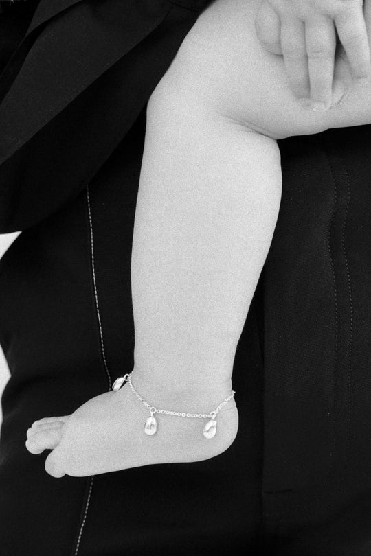 Egg Charm Baby Anklet | Sophie Buhai